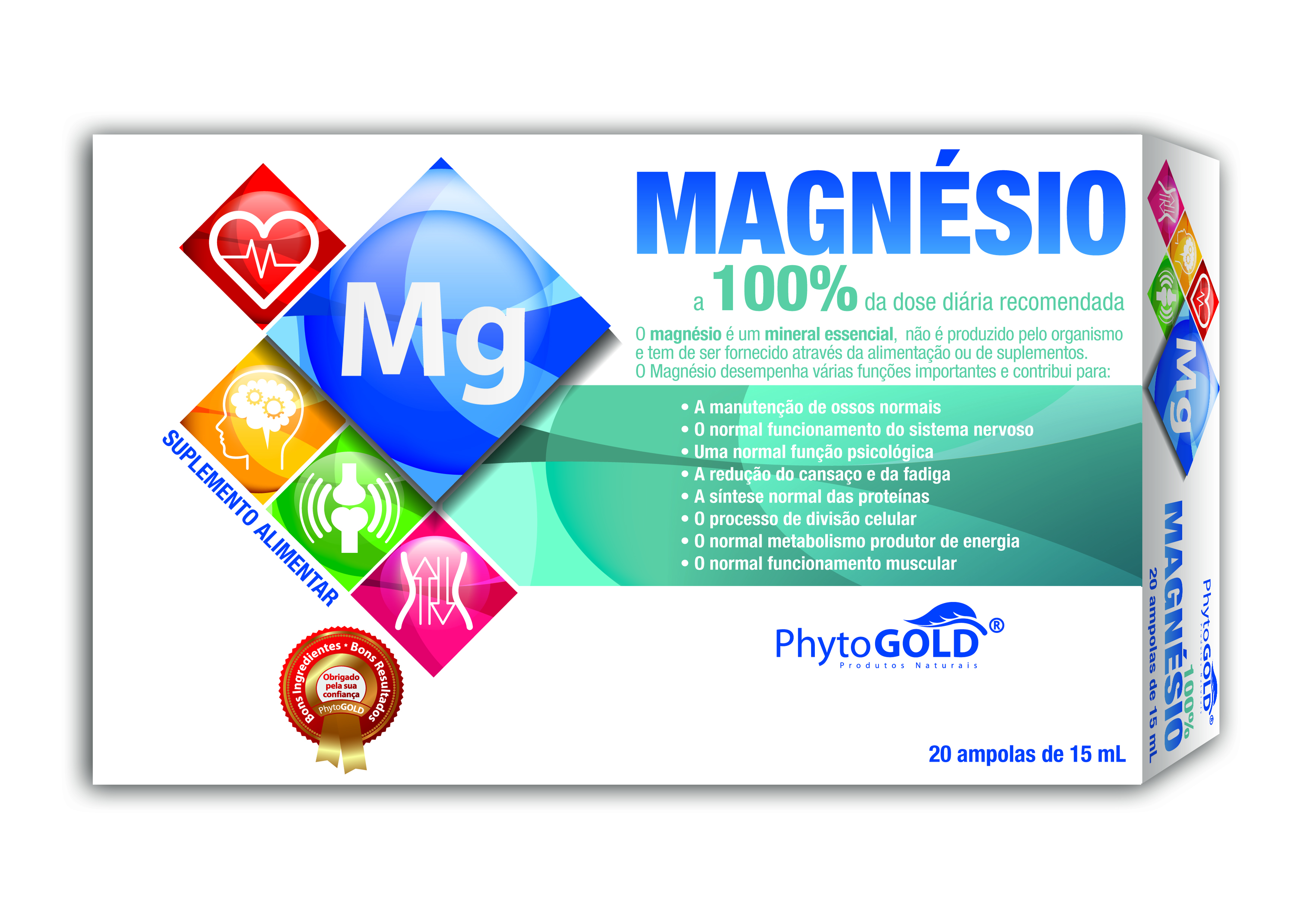 phytogold | Magnésio 100% ampolas